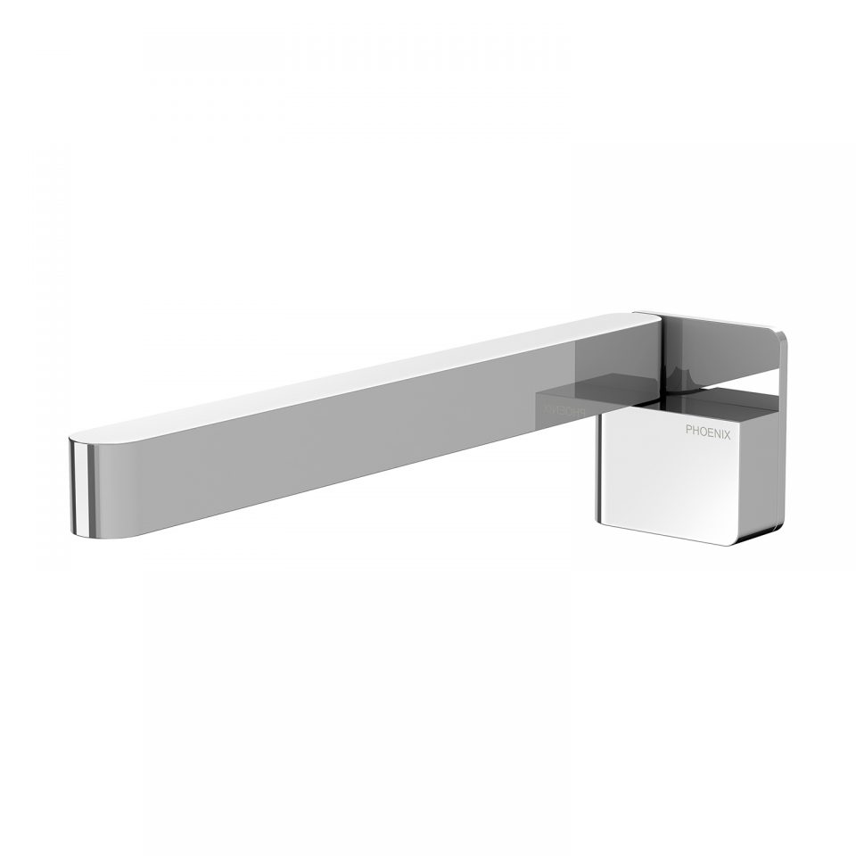 Designer Swivel Bath Outlet 230mm Square - Phoenix Tapware