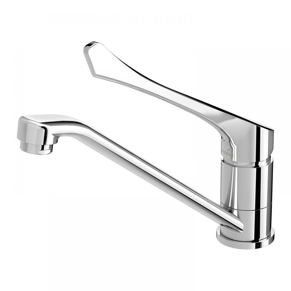 Ivy MKII Extended Handle Swivel Sink Mixer - Lead Free - Phoenix Tapware