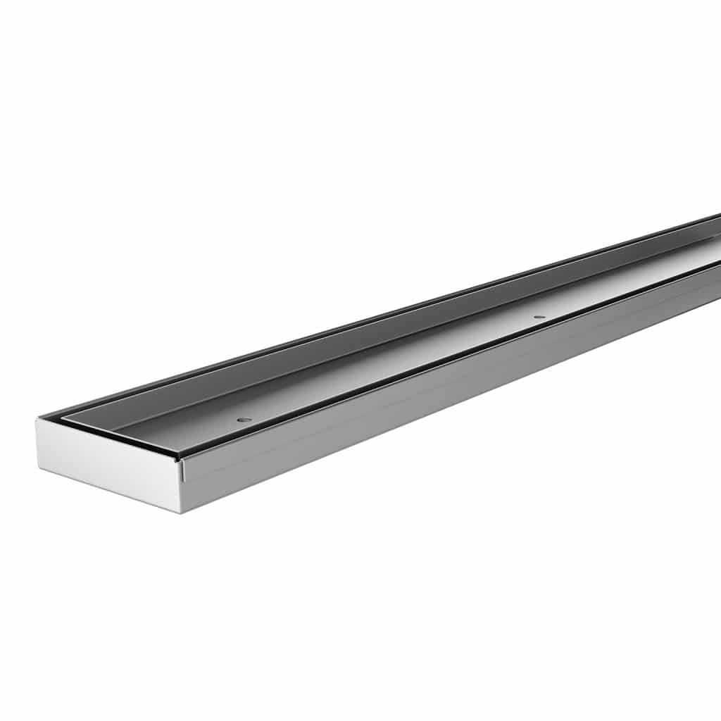 Phoenix Flat Channel Drain TI 75 x 1200mm Outlet 65mm - Phoenix Tapware