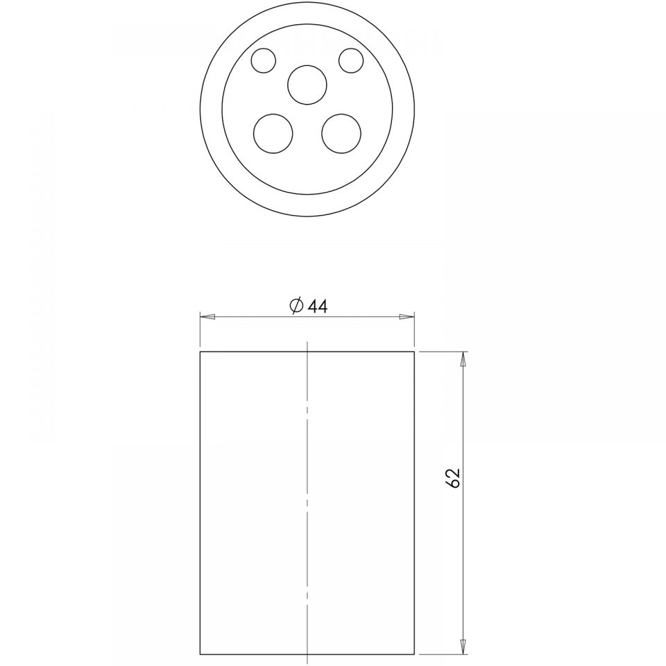 Wall Mixer 44mm Body Extension 25mm - Phoenix Tapware
