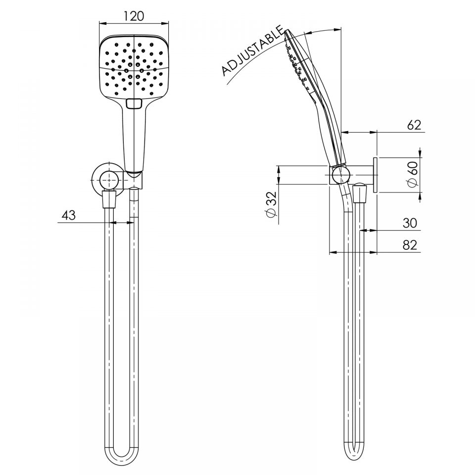 Rush Hand Shower - Phoenix Tapware