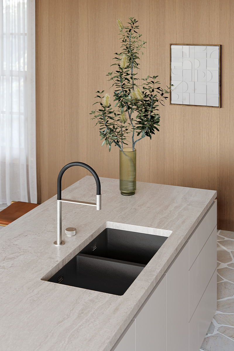 Phoenix Sinks, 5000 Series, Matte Black - Phoenix Tapware